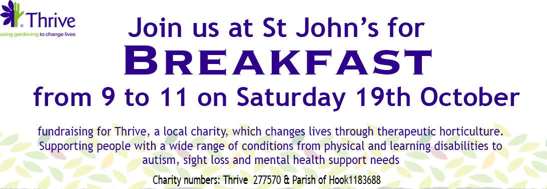 Charity Breakfast - Whitewater Benefice